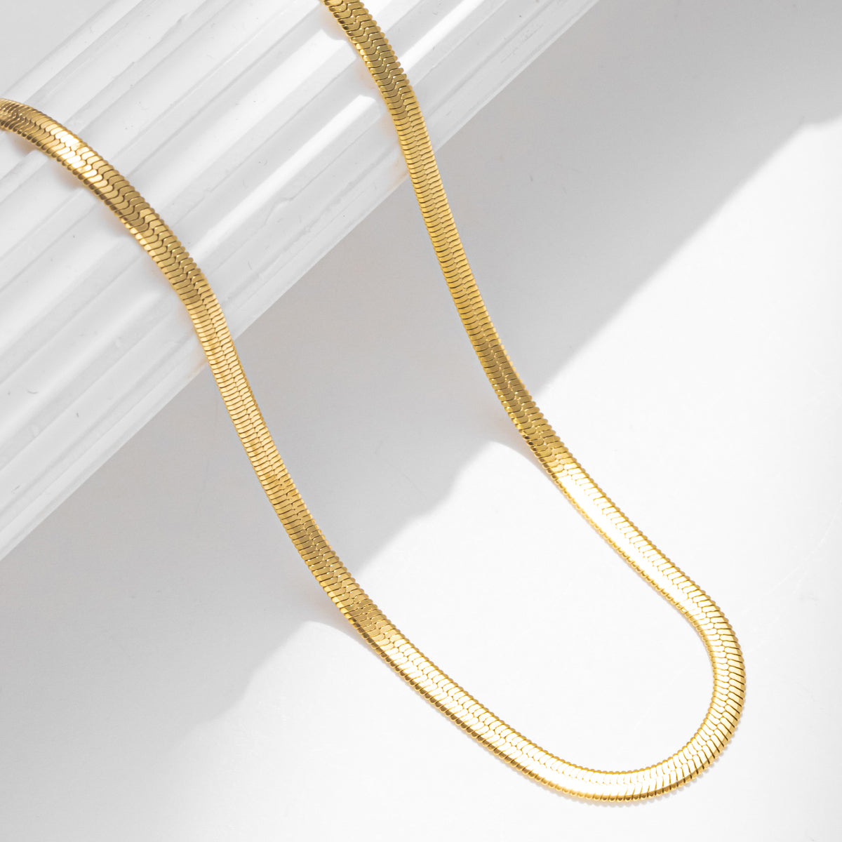 Gold Herringbone Chain: Timeless Elegance Meets Modern Heirloom ...